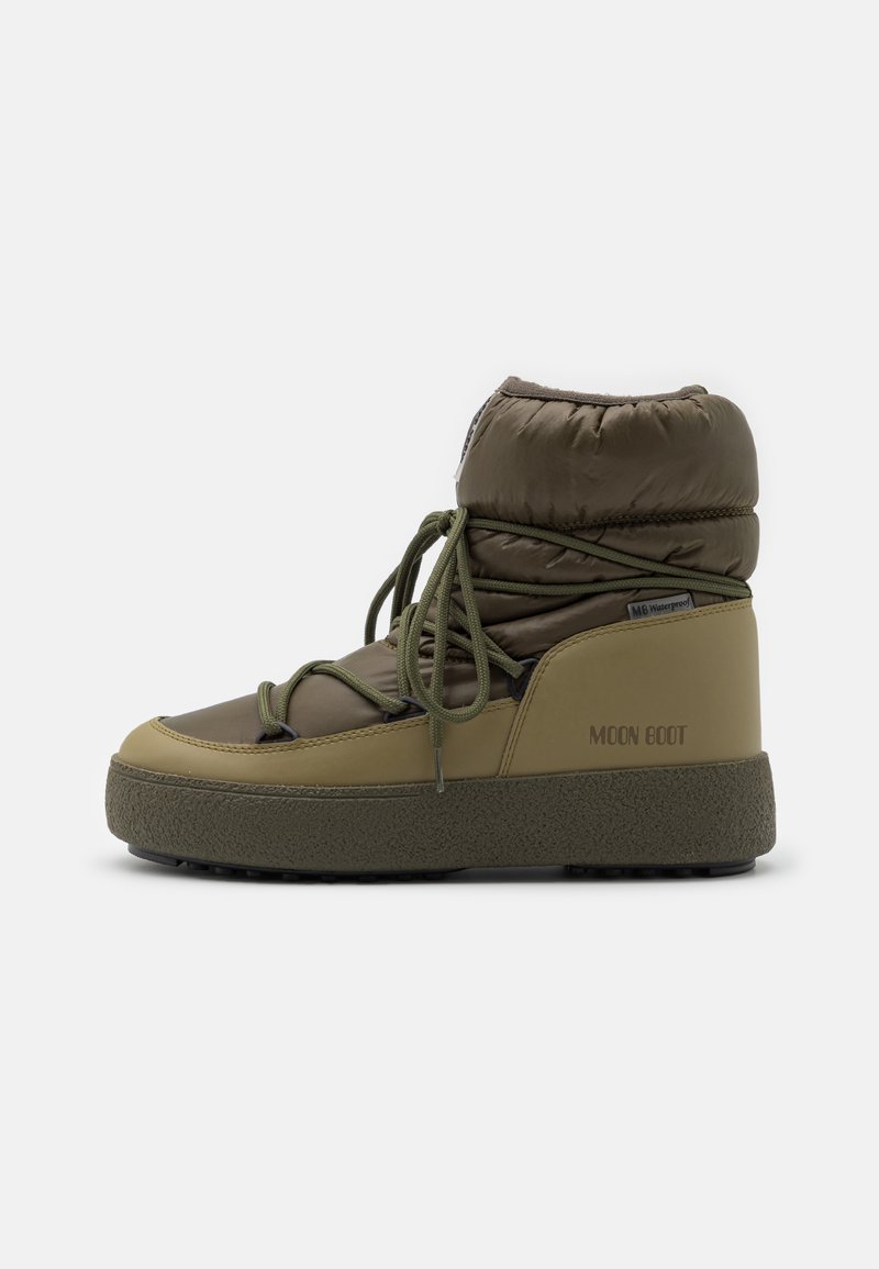 Moon Boot MTRACK WP - Snørestøvletter - khaki - Zalando.no
