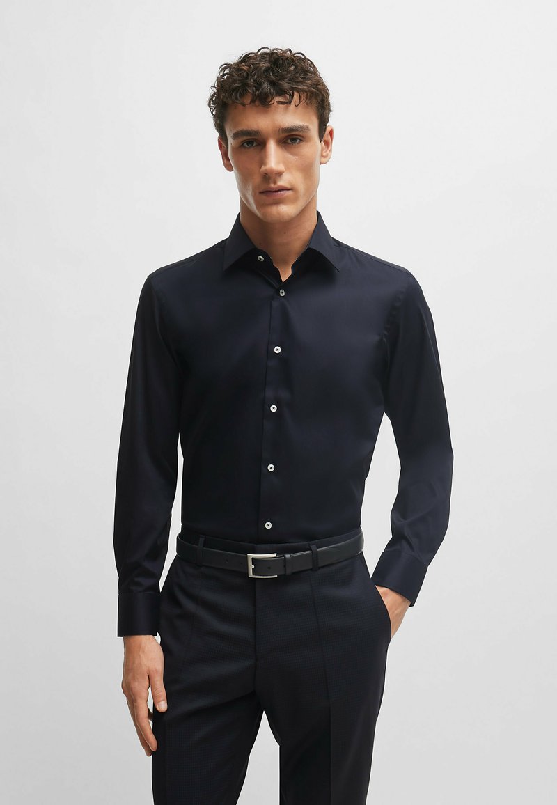 BOSS H JOE KENT - Formal shirt - dark blue four/dark blue - Zalando