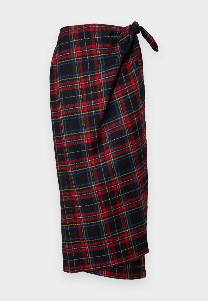 Polo Ralph Lauren MID FULL - Wickelrock - red/black multi/schwarz ...