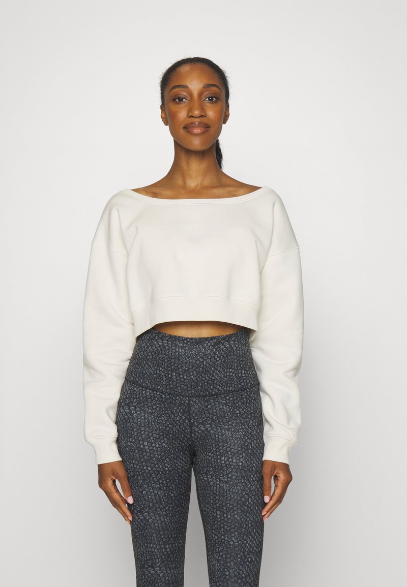 Cotton On Body OFF SHOULDER CREW - Mikina - whisper white/bílá - Zalando.cz