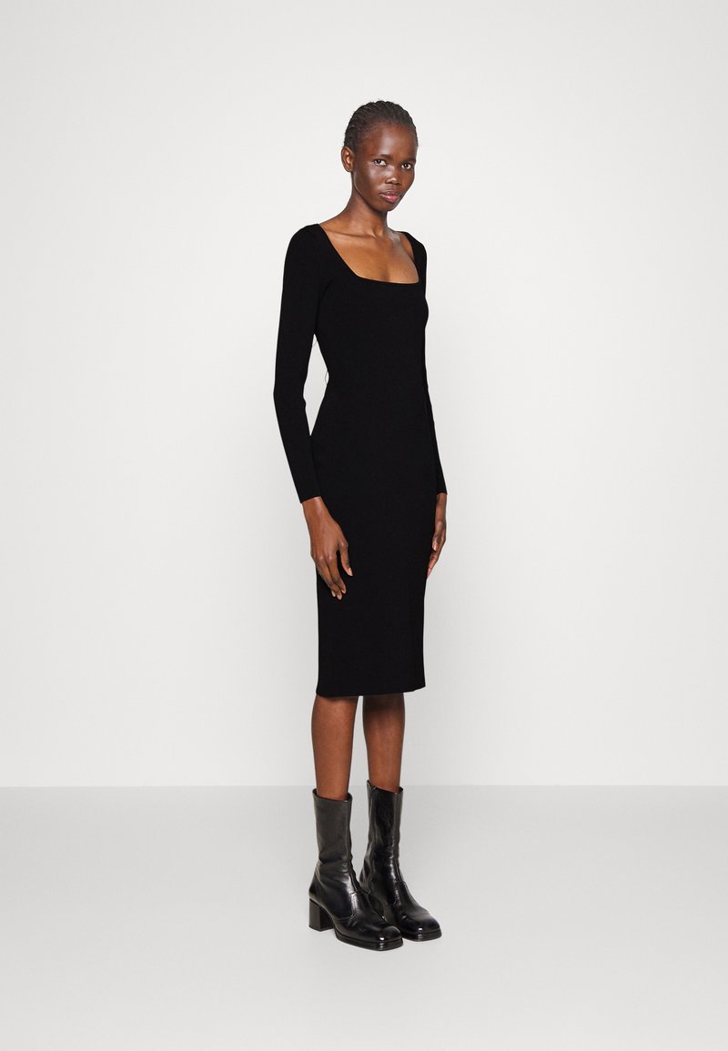 rag & bone ASHER LONG SLEEVE DRESS - Etuikleid - black/schwarz - Zalando.ch