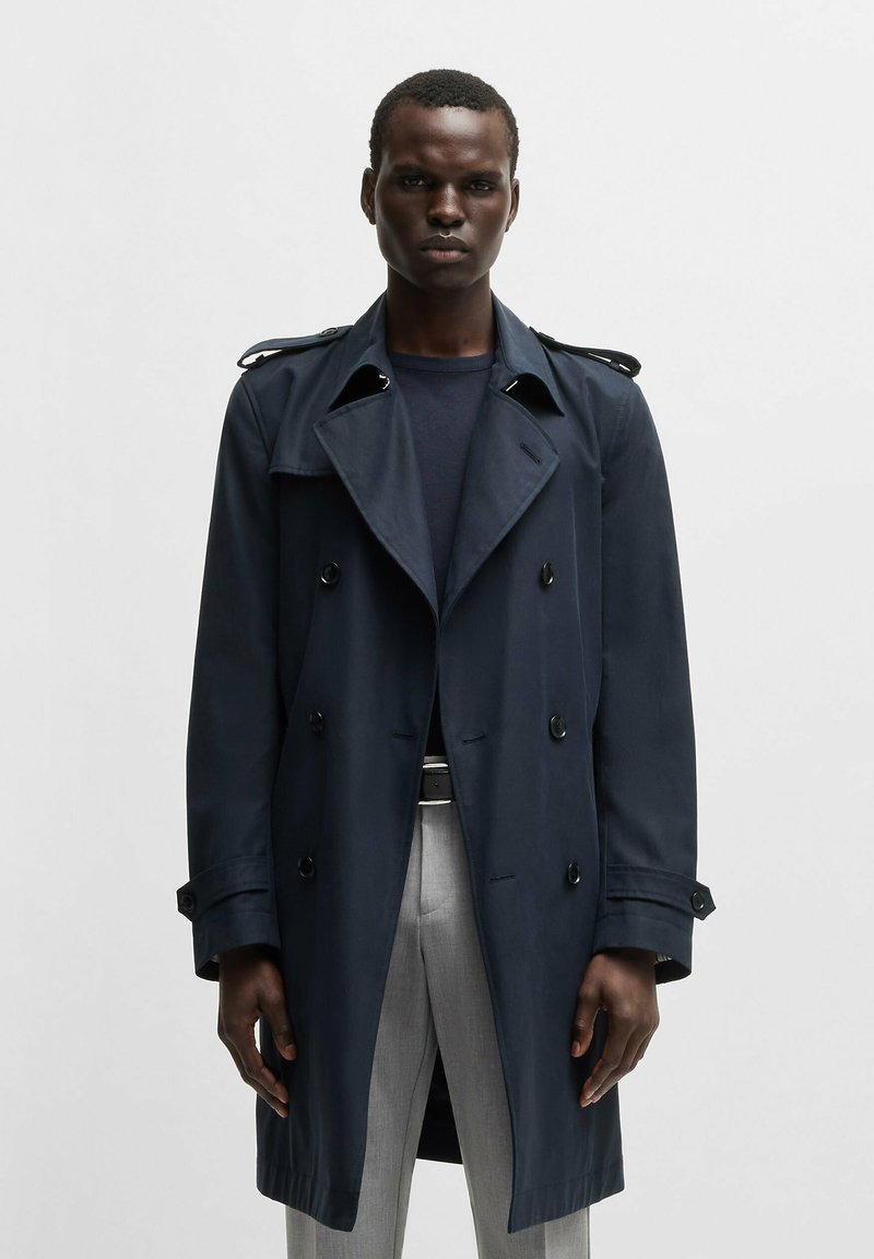 BOSS HYDE - Trench - dark blue four/blu scuro - Zalando.it