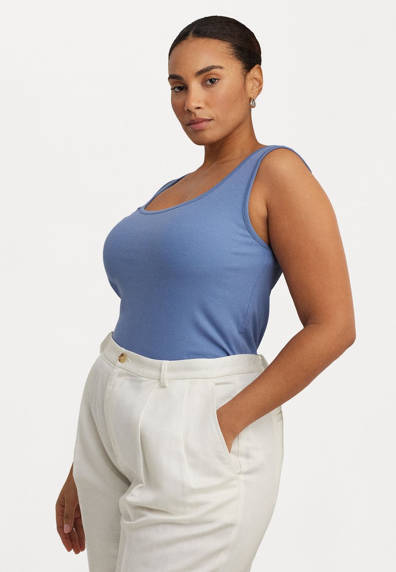 Lauren Ralph Lauren Woman KELLY SLEEVELESS - Toppi - pale azure/sininen ...