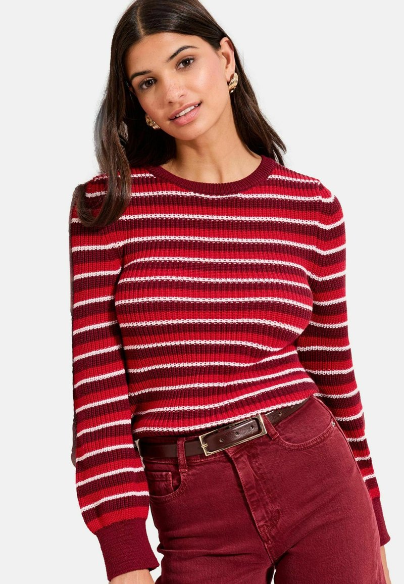 Friends Like These REGULAR FIT - STRIPE - Striktrøje - red/rød - Zalando.dk