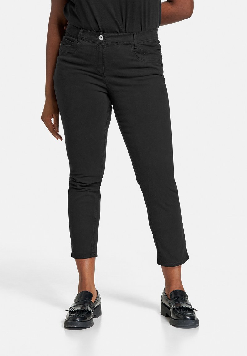 Samoon Jeans Slim Fit - black/schwarz - Zalando.at