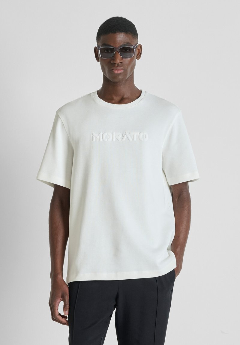 Antony Morato RELAXED FIT WITH LOGO - Basic T-shirt - white - Zalando