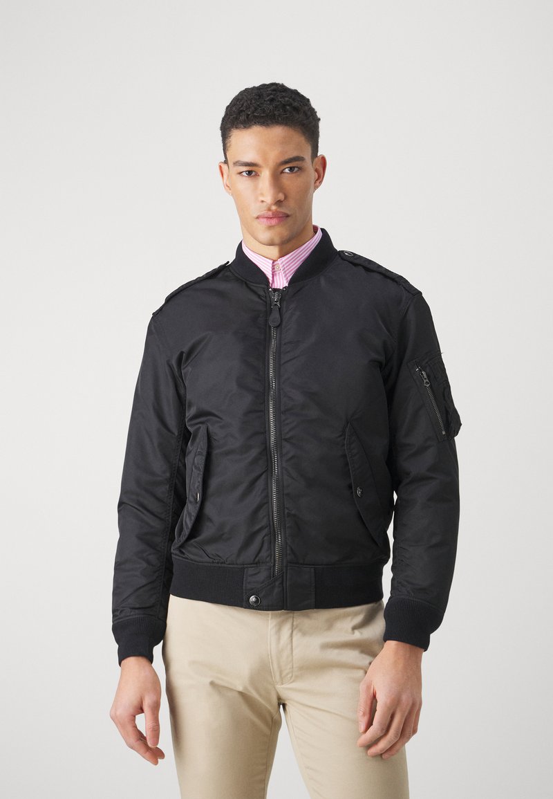 Polo Ralph Lauren LINED FIELD JACKET - Bomber-jakk - black/must ...