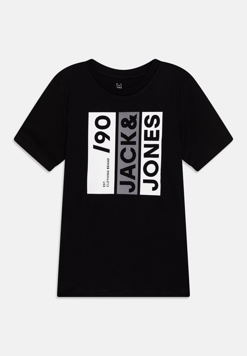 Jack & Jones Junior JJJIO TEE CREW NECK - Camiseta estampada - black ...
