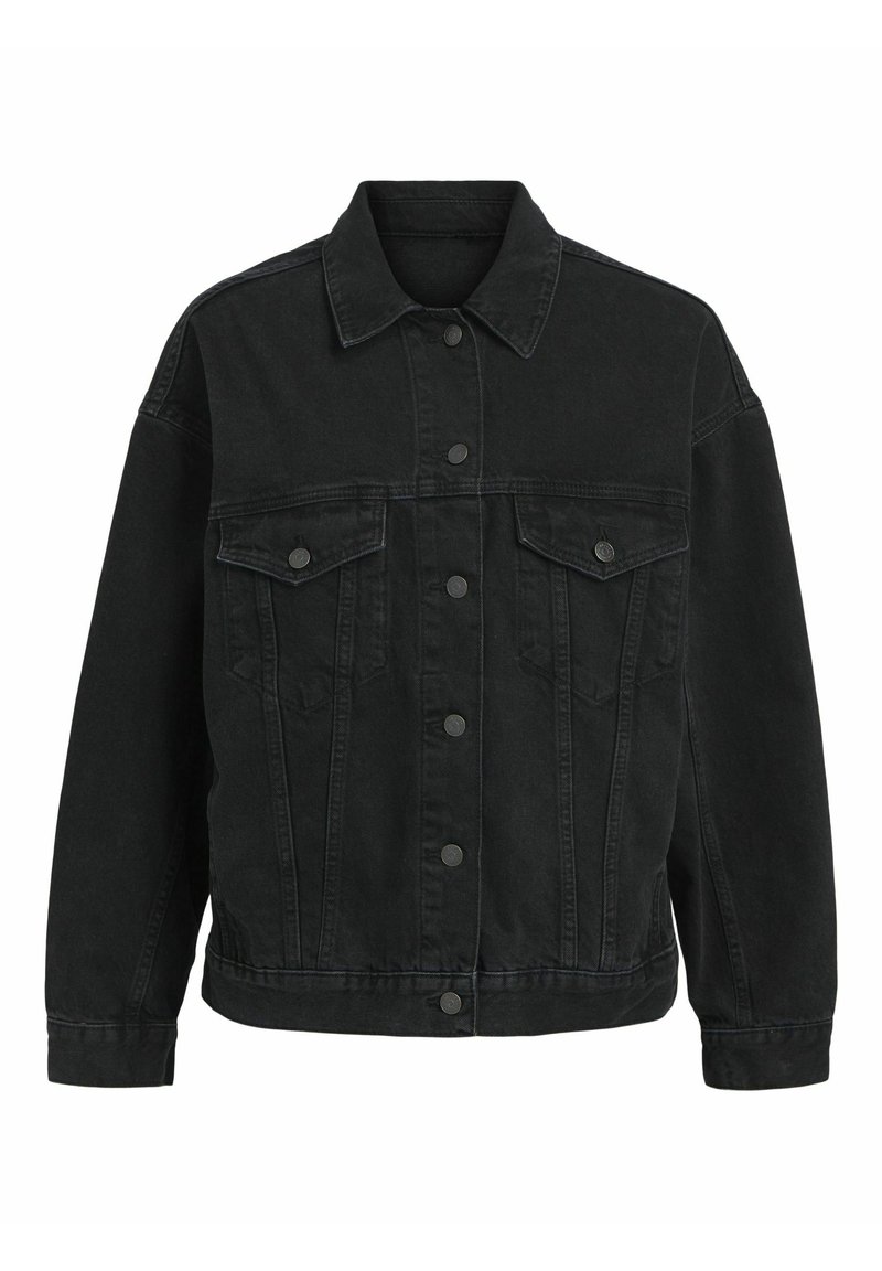 Object Jeansjacke - black/black denim - Zalando.de
