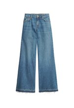Superdry HEM WIDE LEG - Flared Jeans - wheeler vintage blue/blau ...