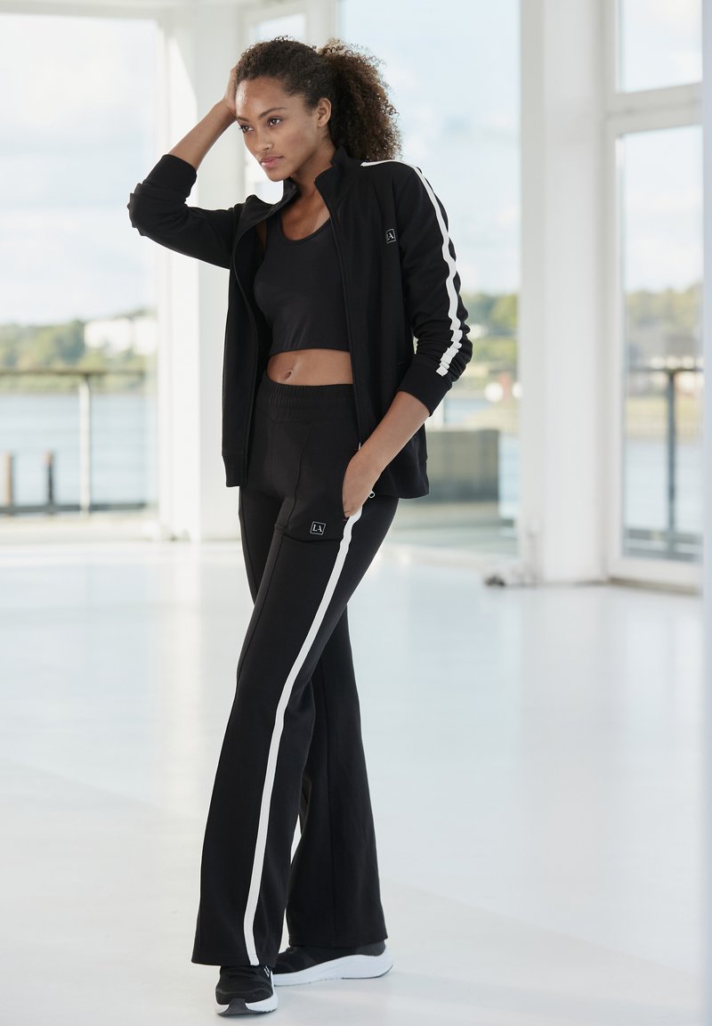 LASCANA Active Sweatjakke - schwarz/sort - Zalando.dk
