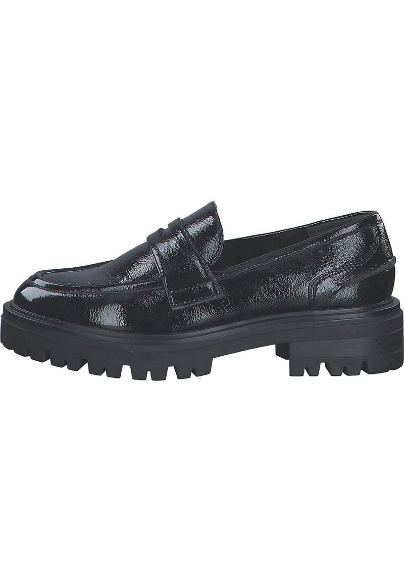 Tamaris ONLINE EXCLUSIVE - Slip-ins - black patent/svart - Zalando.se