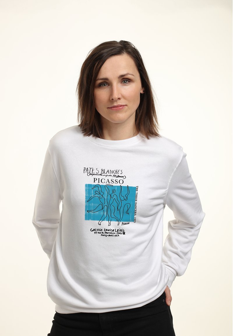 apoh London PICASSO THREE DANCERS - Sweatshirt - white/weiß - Zalando.de