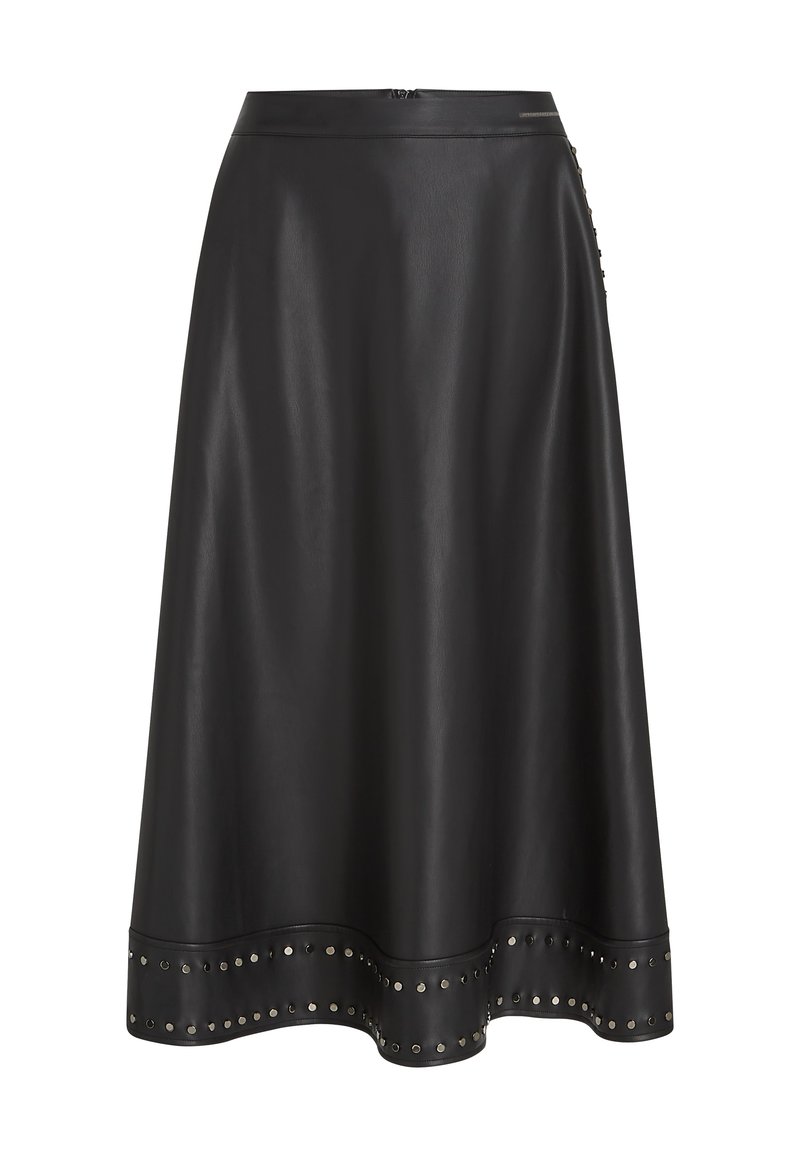 KARL LAGERFELD STUDDED - A-line skjørt - black/svart - Zalando.no