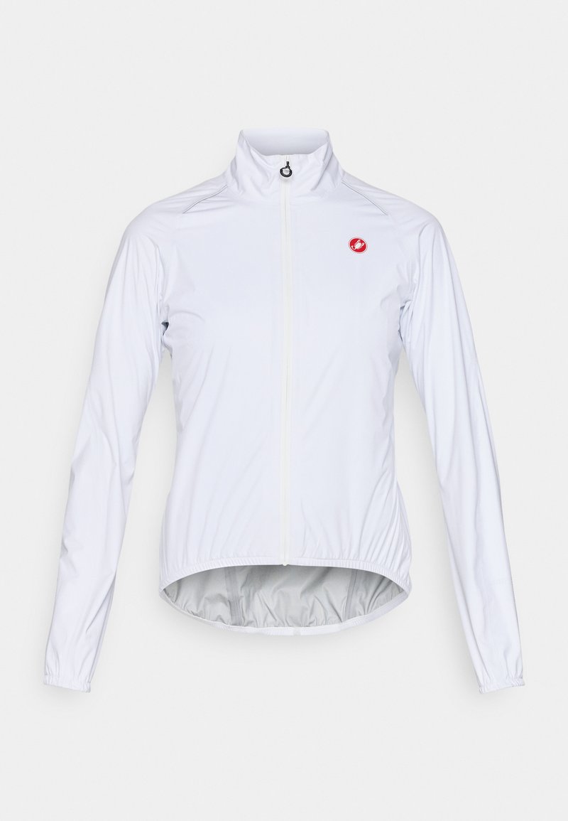 Castelli EMERGENCY 3 RAIN JACKET - Cycling jacket - white - Zalando.co.uk