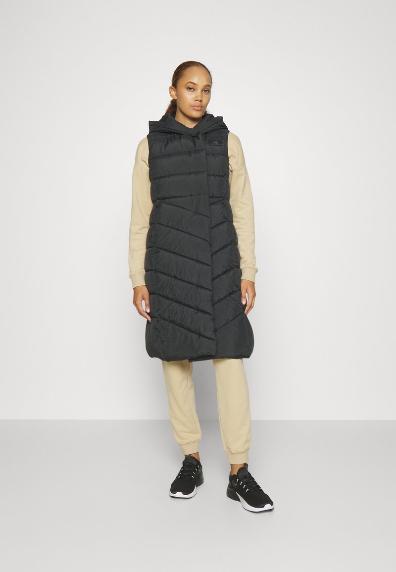 Kappa VEST - Waistcoat - caviar/black - Zalando.ie
