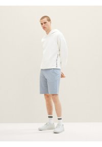 TOM TAILOR DENIM Shorts - blue white dobby/blau - Zalando.de