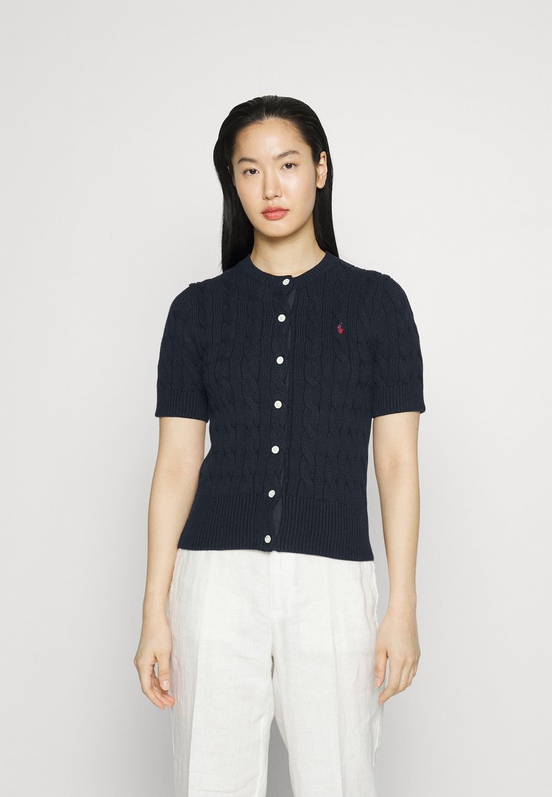 Polo Ralph Lauren Short Sleeve Cardigan Strickjacke Hunter Navy