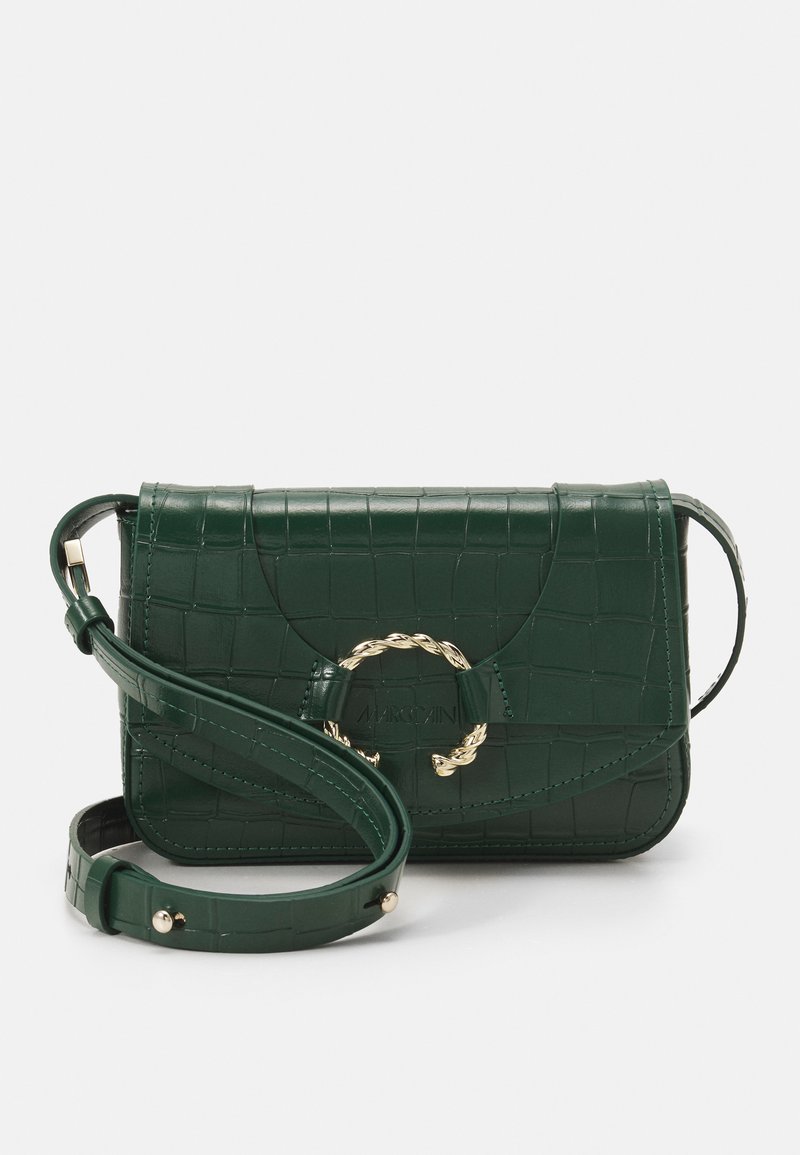 Marc Cain Across body bag - dark forest/dark green - Zalando