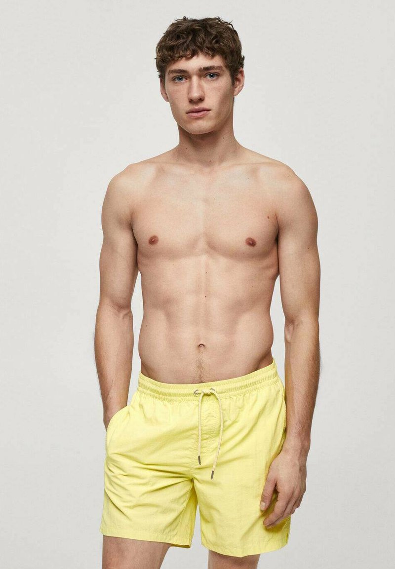 Mango LISO - Bañador - yellow/amarillo - Zalando.es