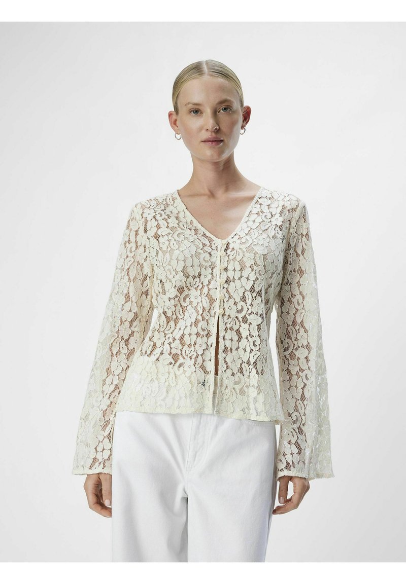 Object Bluse - sandshell/offwhite - Zalando.de