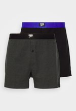 Puma MEN LOOSE FIT 2 PACK - Bokserit - benjamin blue/musta - Zalando.fi