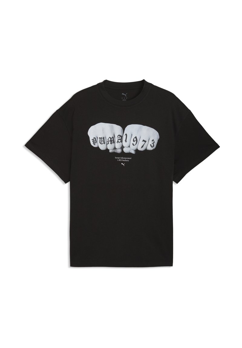 Puma SWISH N' INK TEE I - T-Shirt print - black/schwarz - Zalando.at