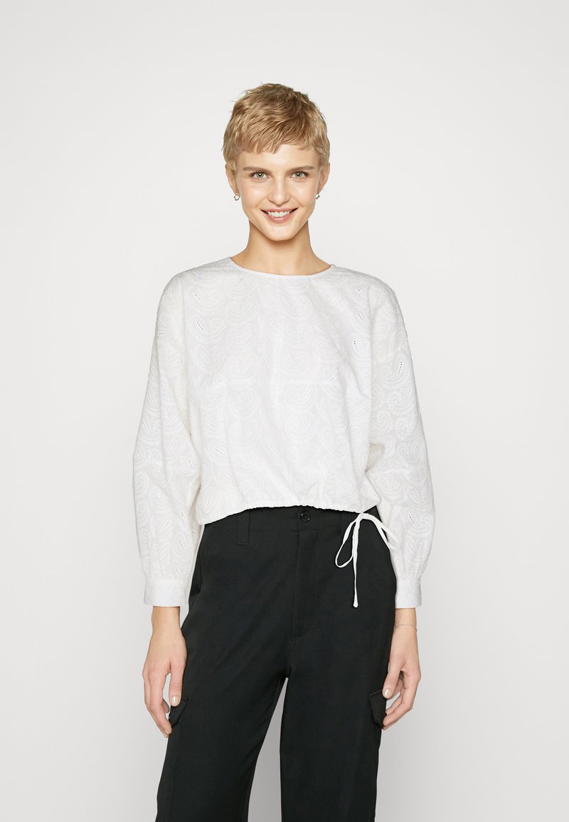 Object JUNIA - Blouse - cloud dancer/blanc - ZALANDO.FR