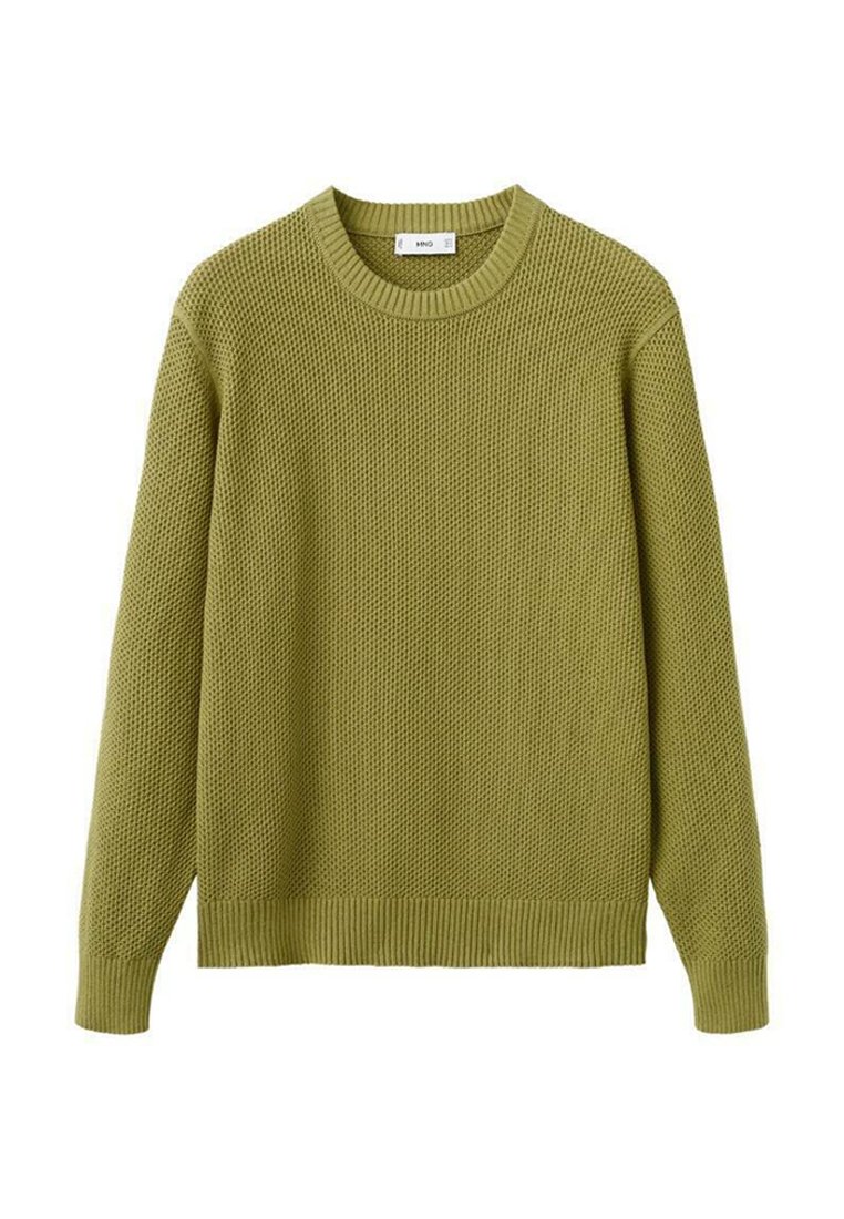 Mango Svetr - green/zelená - Zalando.cz