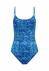 Modibodi LIGHT FLOW PERIOD SWIM - Swimsuit - python blue/royal blue ...