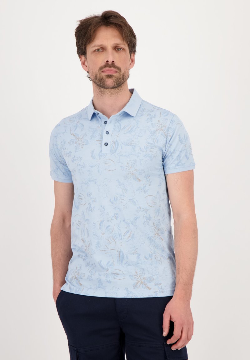 Gabbiano FLORAL - Polo shirt - tile blue/blue - Zalando.ie