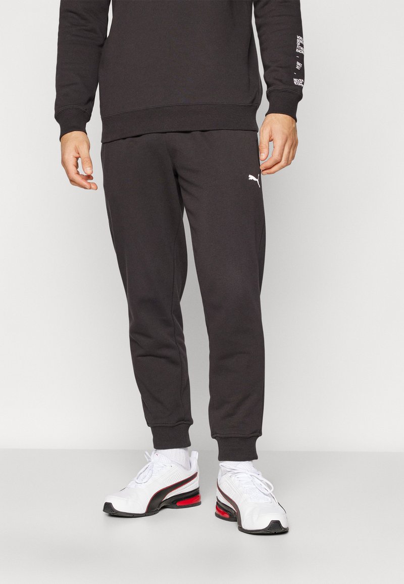 Puma ESSENTIALS JOGGER - Trainingsbroek - black/zwart - Zalando.nl