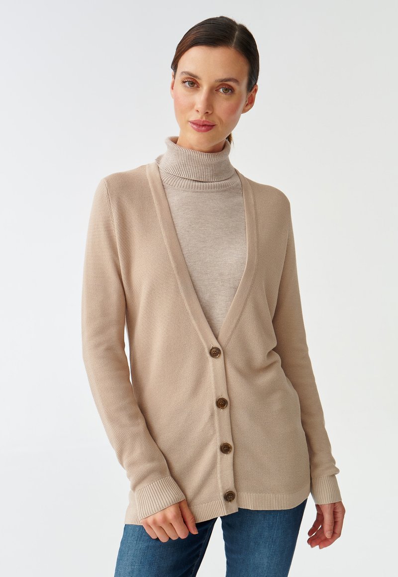 TATUUM PIMIKO - Chaqueta de punto - beige - Zalando.es