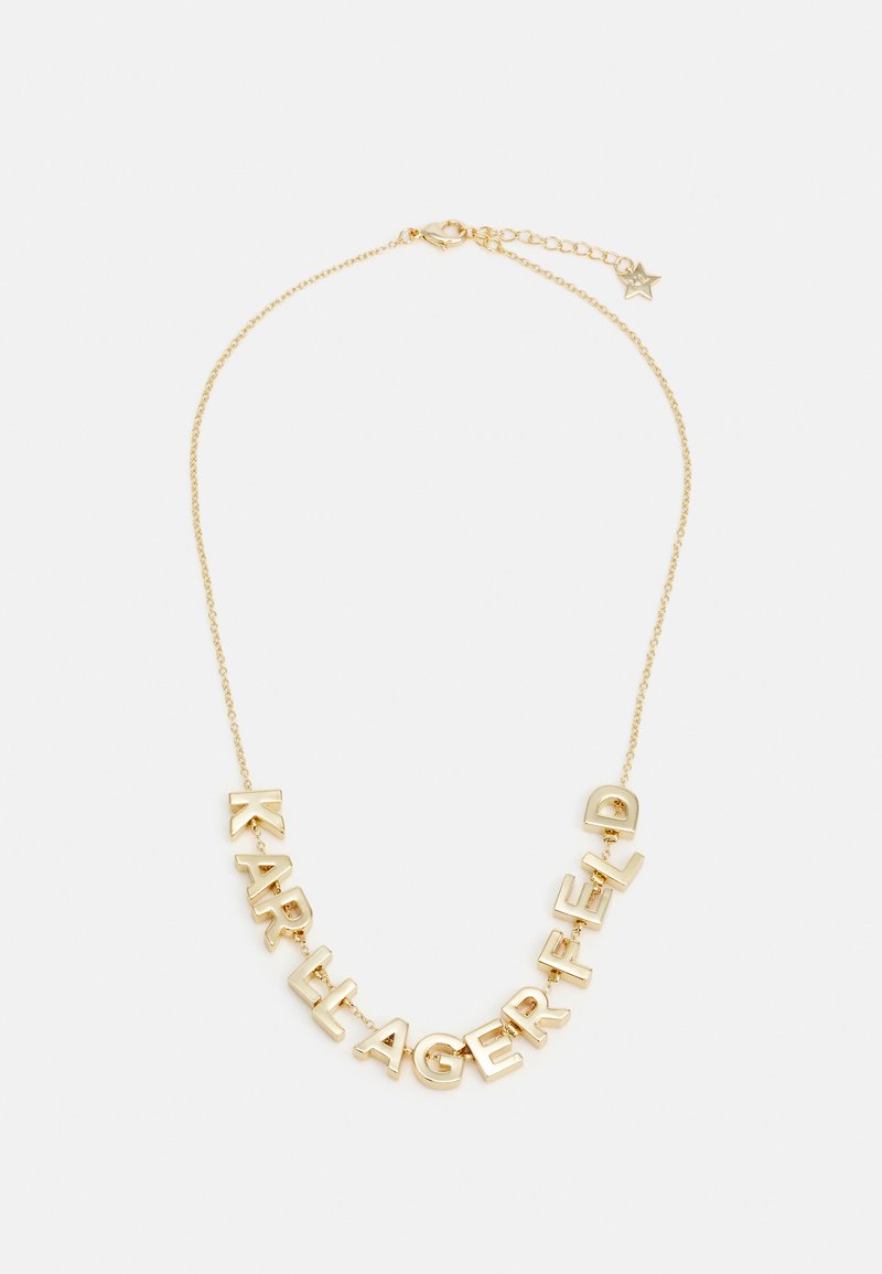 KARL LAGERFELD KARL LOGO NECKLACE - Collier - gold/doré - ZALANDO.FR