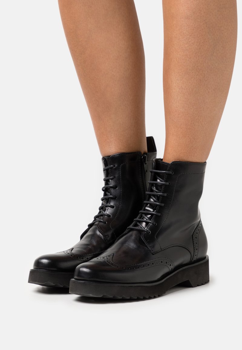 Homers GOLF - Lace-up ankle boots - black - Zalando.de