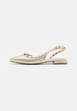Menbur Slingback ballet pumps - gold/gold-coloured - Zalando