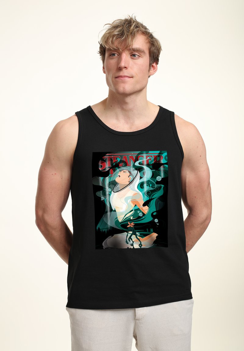 Henry Tiger STRANGER THINGS UPSIDE DOWN ELEVEN - Top - black - Zalando