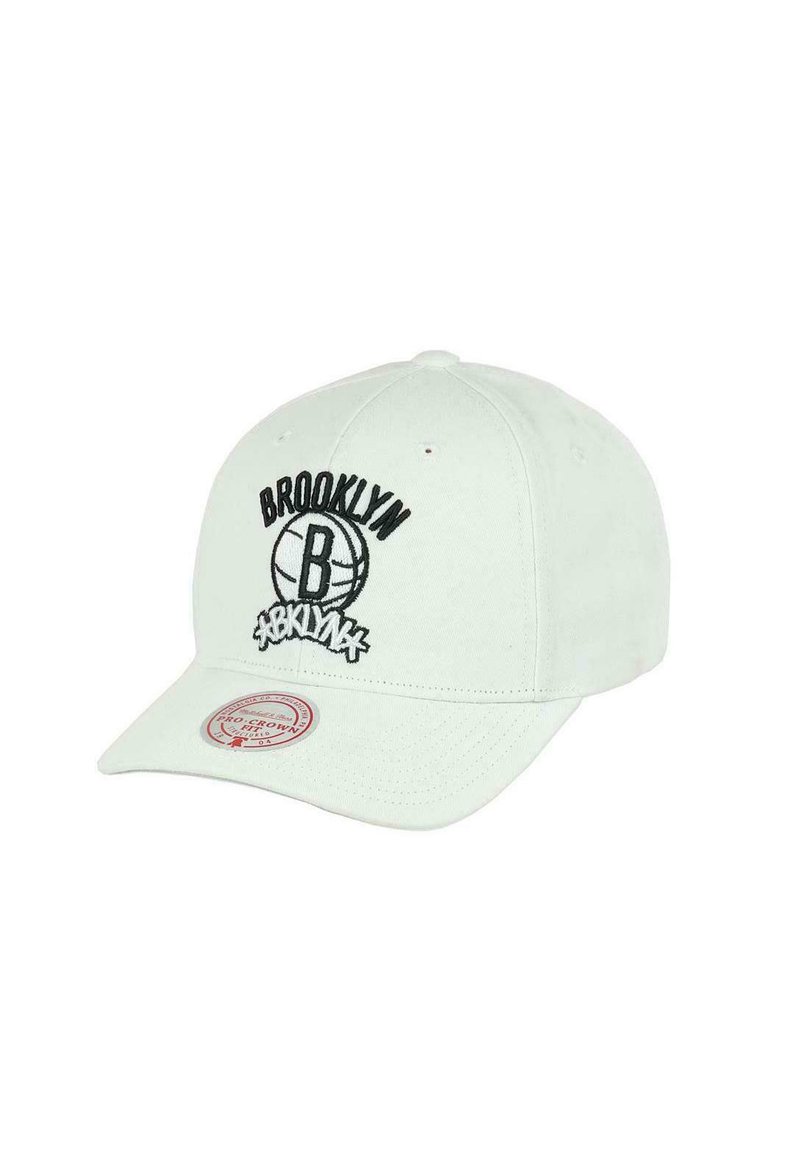 Mitchell & Ness BROOKLYN NETS NBA ALL IN PRO CROWN FIT SNAPBACK - Gorra ...