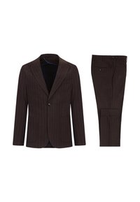 Dan John CONDOTTI SET - Suit - dark brown pinstripe/dark brown - Zalando
