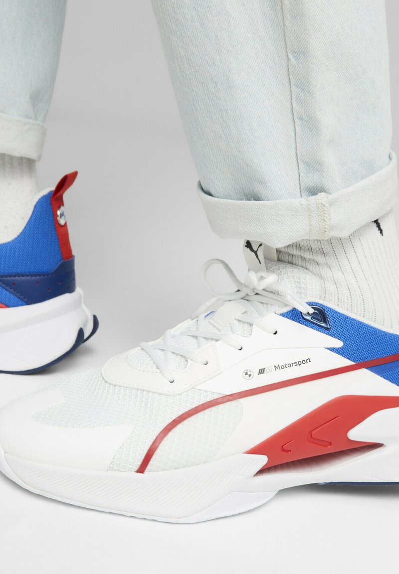 Puma BMW M MOTORSPORT LGND RENEGADE - Sneaker low - white pop red cool ...