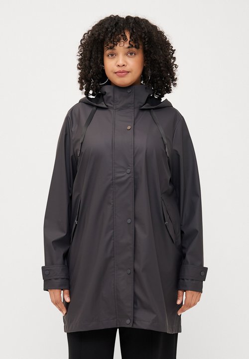 ONLY Petite ONLELLEN RAINCOAT - Parka - phantom/mørkegrå - Zalando.no