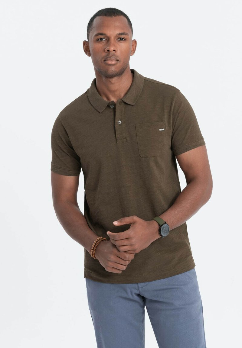Ombre Polo - dark olive/verde oliva - Zalando.es