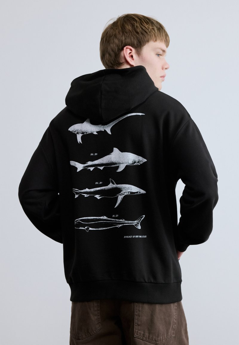 HUGO NOUTILEX - Felpa con cappuccio - black/nero - Zalando.it