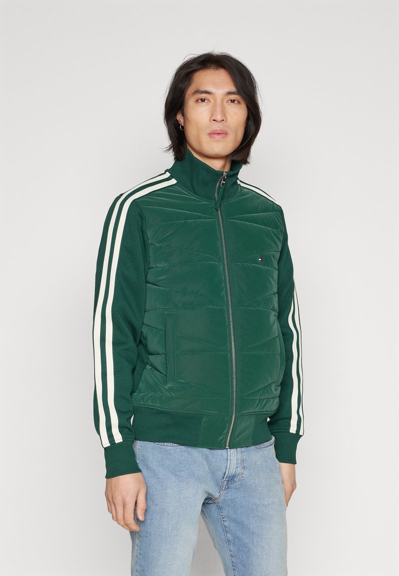 Tommy Hilfiger MONOTYPE MIX MEDIA JACKET - Veste mi-saison - hunter ...