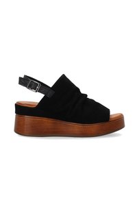 VENEZIA WEDGE SANDALS - Sandale s platformom - black/crno - Zalando.hr