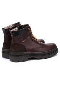 Pikolinos DE PELE OURENSE - Botines con cordones - caoba/marrón oscuro ...