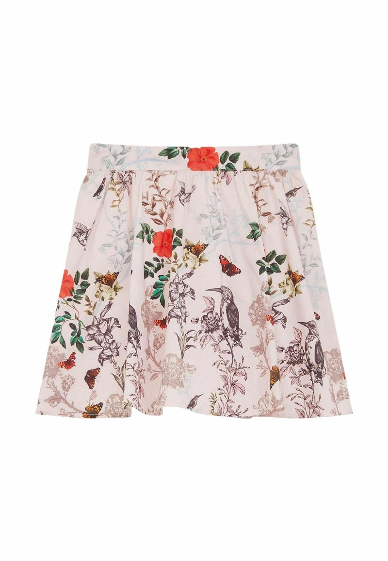 Reiss AMIE FLORAL PRINTED HIGH RISE SKIRT - A-line skirt - ivory print ...