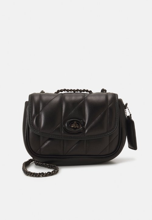 Coach QUILTED PILLOW MADISON SHOULDER - Sac bandoulière - black/noir ...