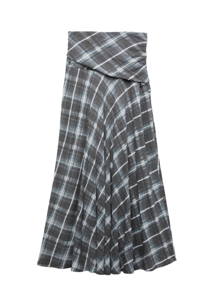 Marks & Spencer CHECKED MIDI - Gonna a campana - grey mix/grigio ...