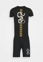 Brave Soul SNAKE PRINTED SET - Nyomott mintás póló - black/fekete ...